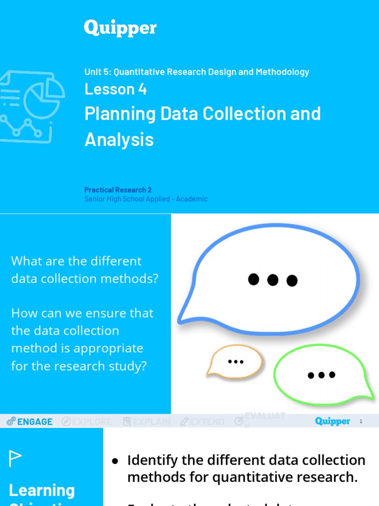 Unit 5 Lesson 4 Planning Data Collection and Analysis | PDF | Level Of ...