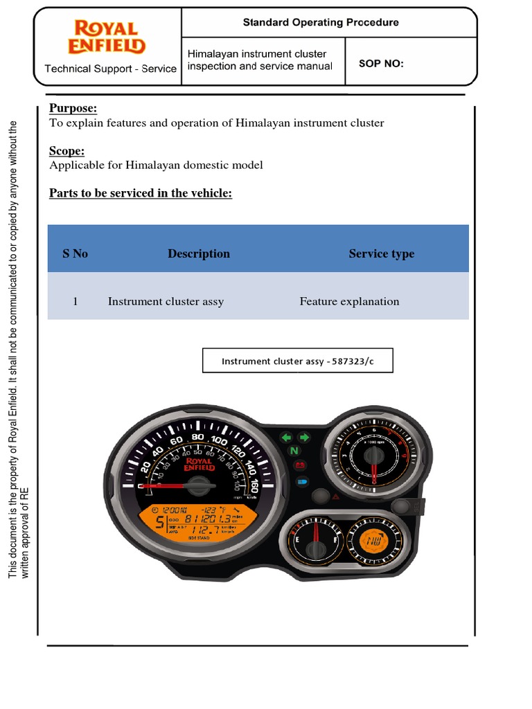 Himalayan Instrument Cluster Operations | PDF | Compass | Calibration