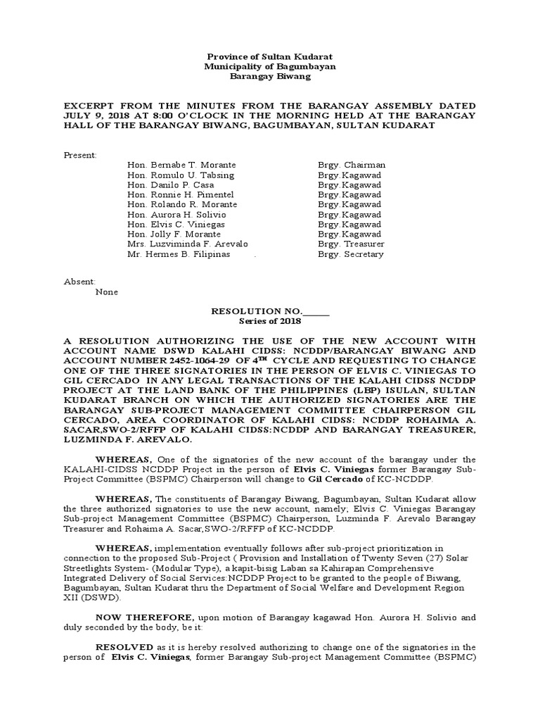 resoLUTION For Change Signatories | Download Free PDF | Public ...