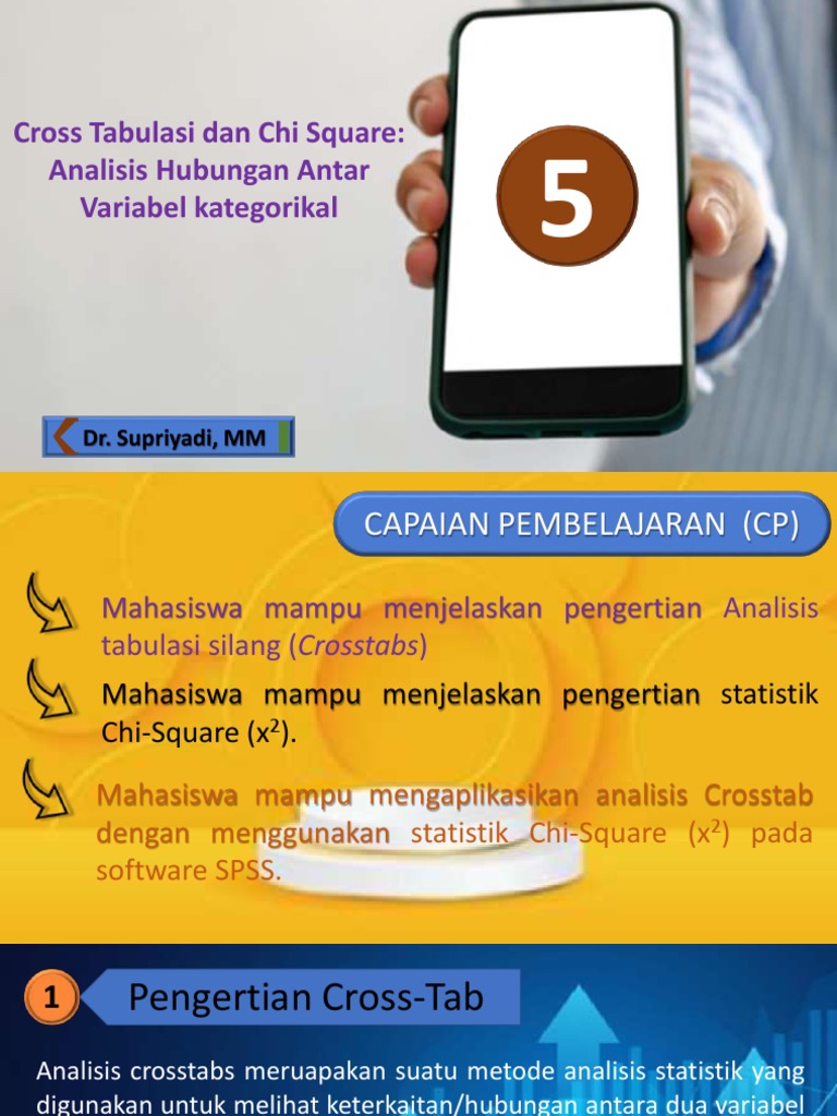 5 Cross Tabel Chi Square | PDF