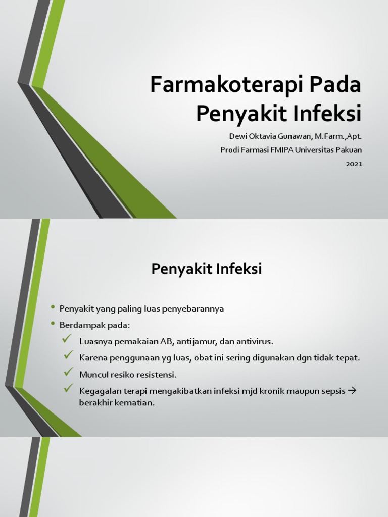 P1. Farmakoterapi Penyakit Infeksi | PDF