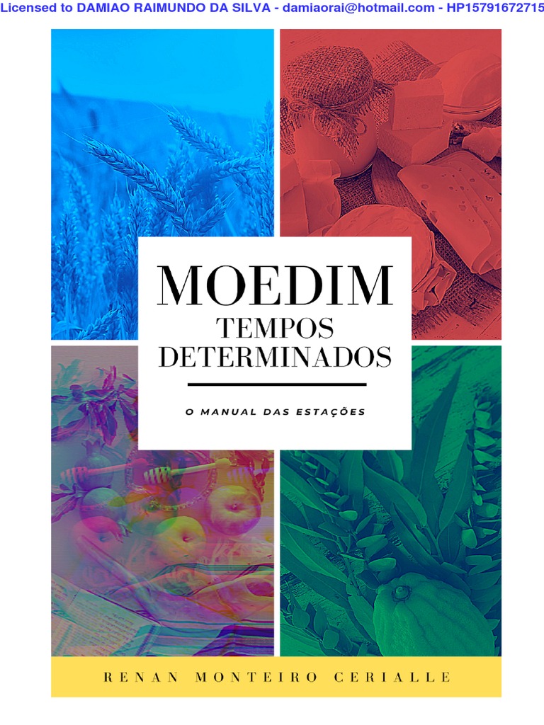 Moedim+Tempos+Determinados+Manual+Das+Estações 2021 | PDF | Profetas da ...