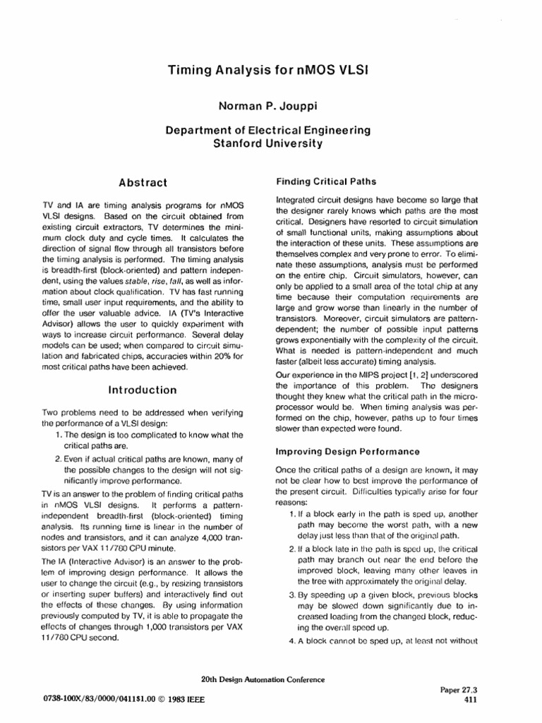 Sta Nmos | PDF | Electrical Network | Mosfet