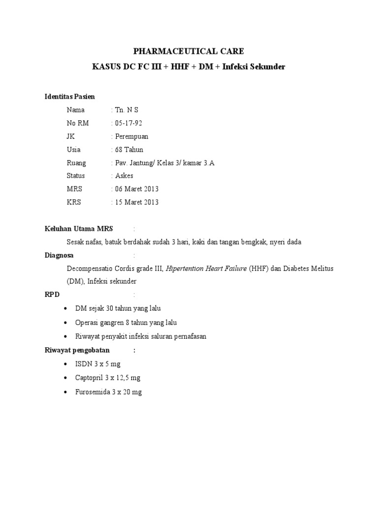 Patofisiologi Problem Medik | PDF