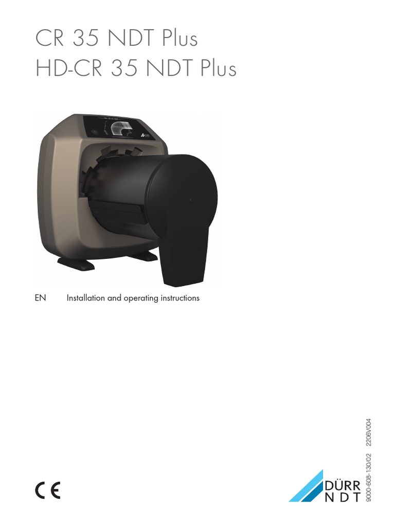 CR 35 NDT Plus HD-CR 35 NDT Plus: EN Installation and Operating ...