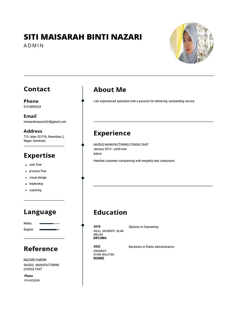RESUME ENGLISH | PDF