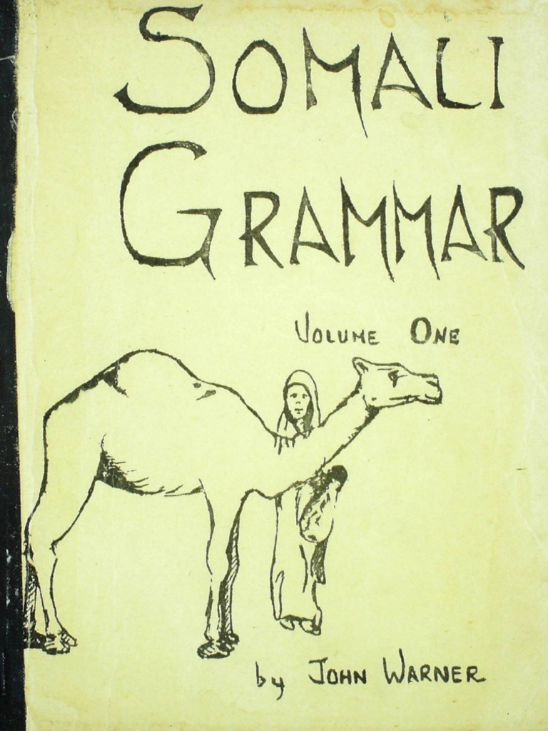 Somali Grammar Vol.1 Warner | PDF