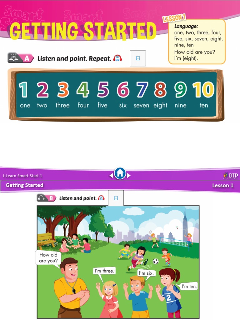 Tiếng Anh 2 Smart Start PPT Slides - Getting Started | PDF