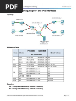 1.4.7-Packet-Tracer - Configure-Router-Interfaces | PDF | I Pv6 | Ip Address