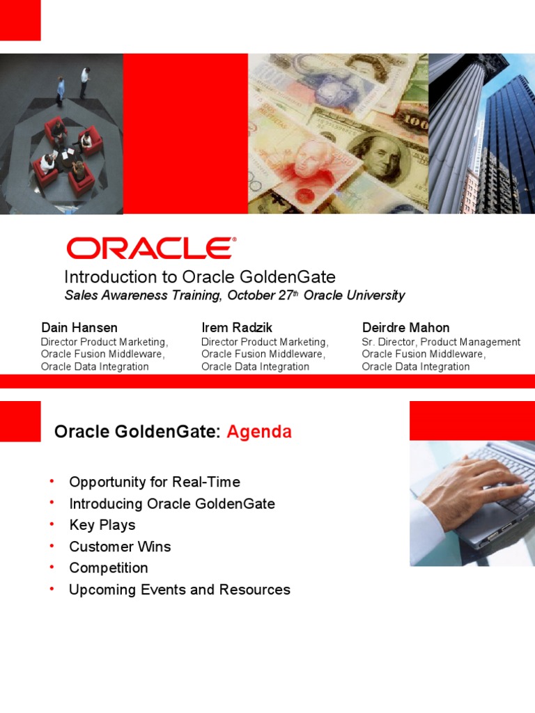 Oracle GoldenGate Sales Training Overview | PDF | Oracle Database ...