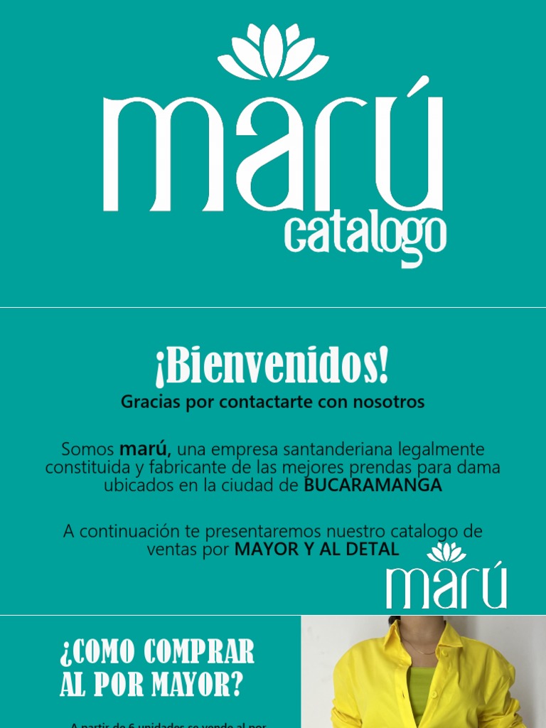 CATÁLOGO MARÚ | PDF | Gestión de la cadena de suministro | Business