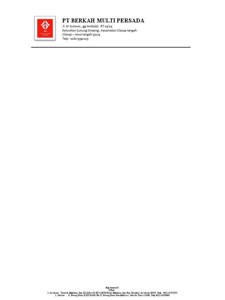 Kop Surat - Rep | PDF