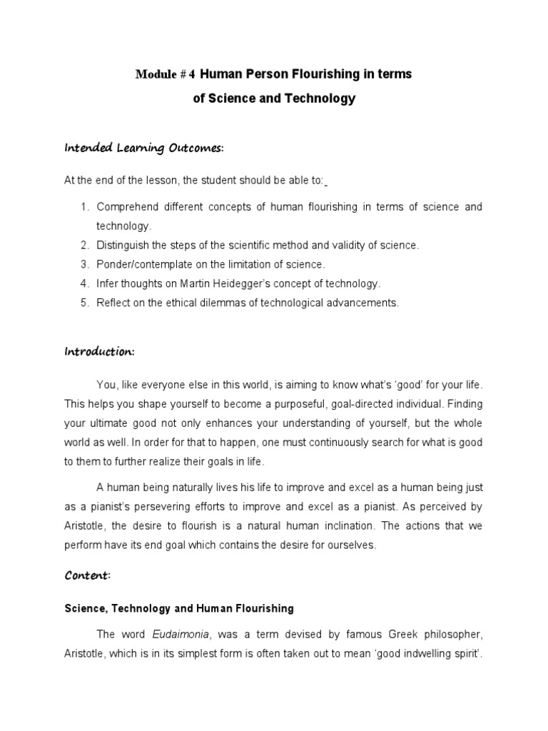 Module-4 STS | PDF | Science | Experiment