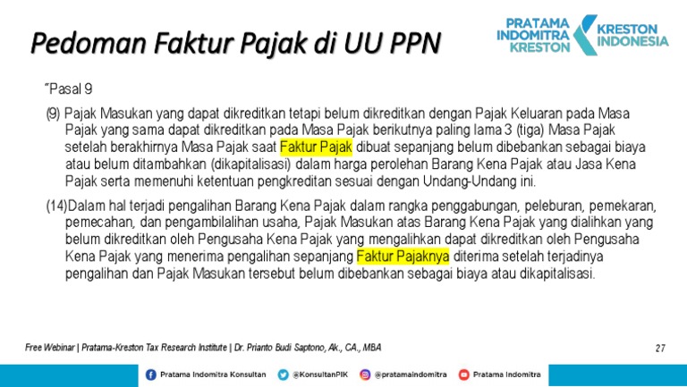 UU PPN Pasal 9 | PDF | Pengelolaan Keuangan & Uang