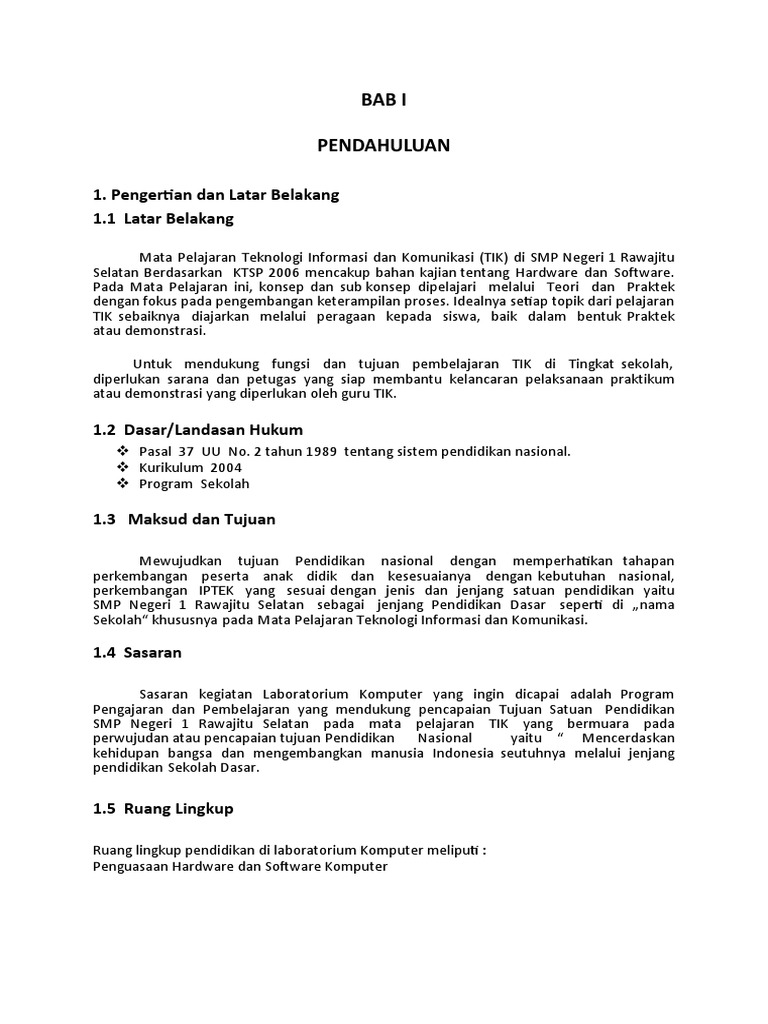 Program Kerja Lab Kom 2023 | PDF | Komputer