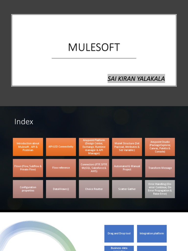 Mulesoft Integration Overview and Tools | PDF | File Transfer Protocol ...