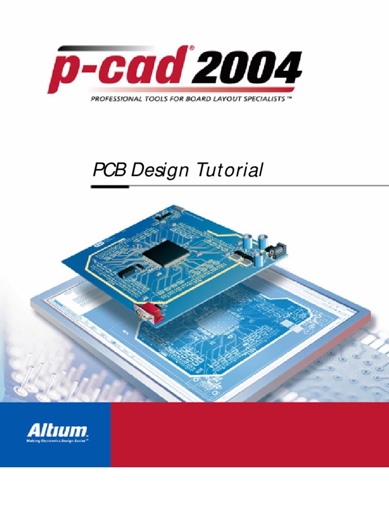 P-CAD 2004 PCB Tutorial | PDF | Printed Circuit Board | Button (Computing)
