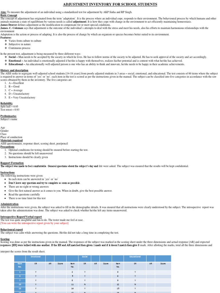 AISS Writeup | Download Free PDF | Cognitive Science | Cognition