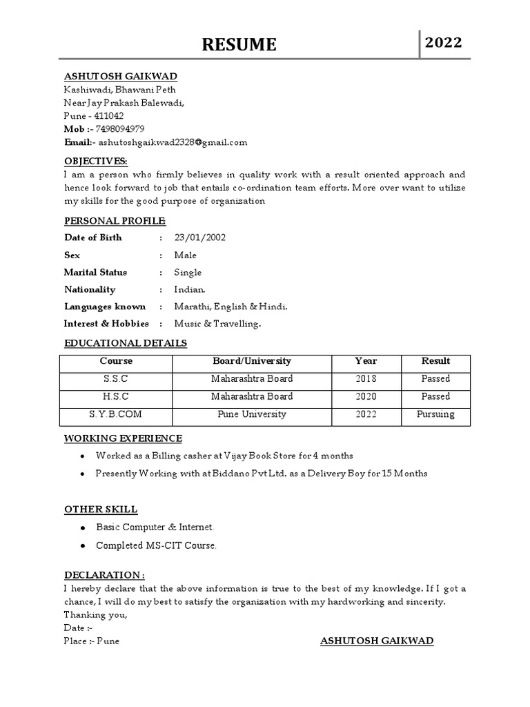 Ashutosh Gaikwad | PDF