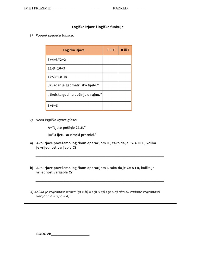 5 Vjezba Log Sklopovi Registri | PDF