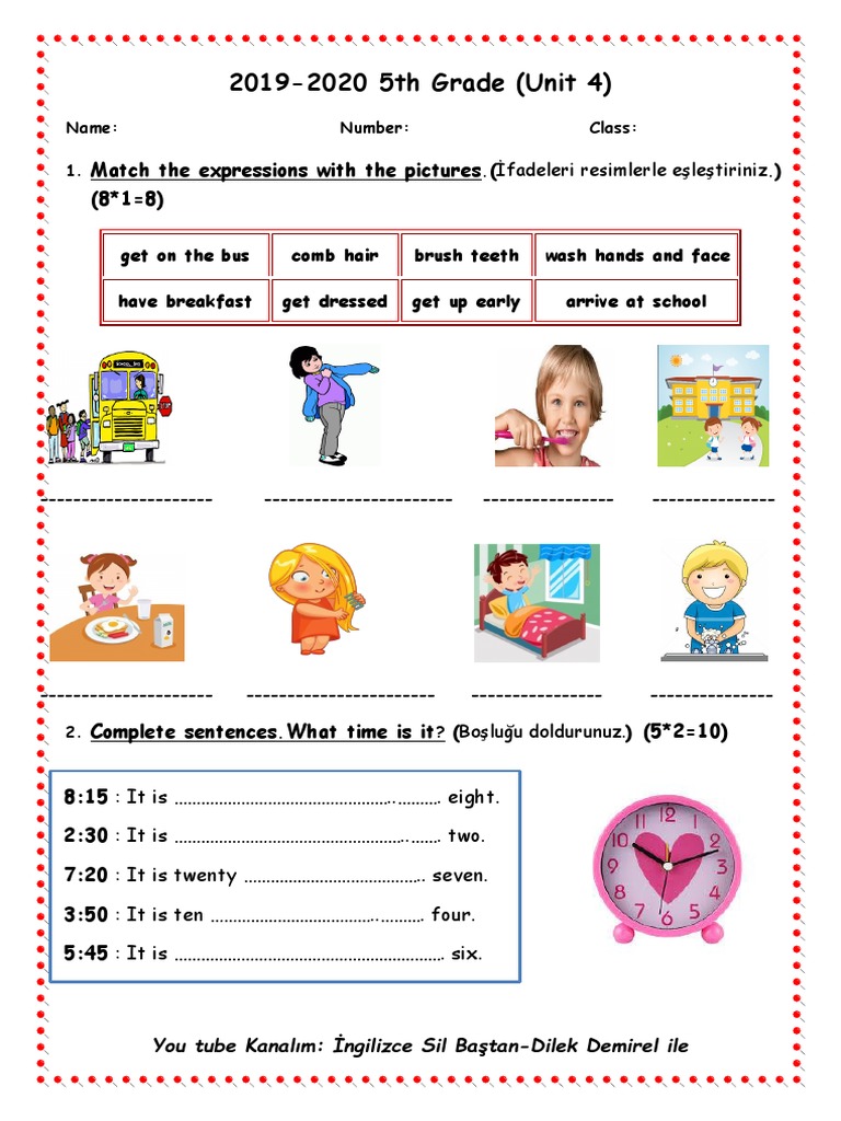 Unit 4 Worksheet | PDF | Teaching Methods & Materials