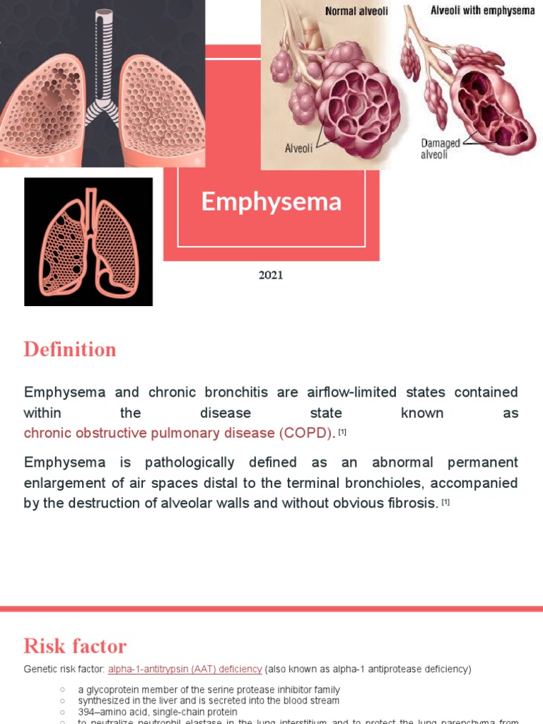 Emphysema | PDF | Chronic Obstructive Pulmonary Disease | Lung