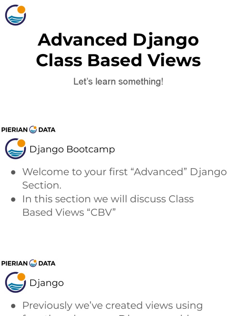 Advanced Django CBV | PDF | Computing | Computer Science