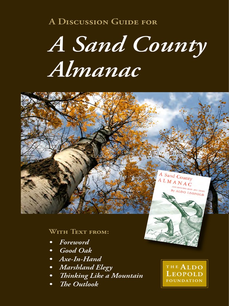 Sand County Almanac Discussion Guide | PDF