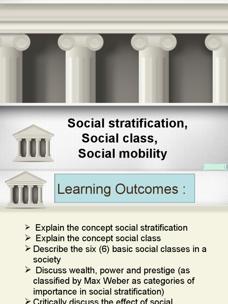 in Sociology Social Stratification | PDF
