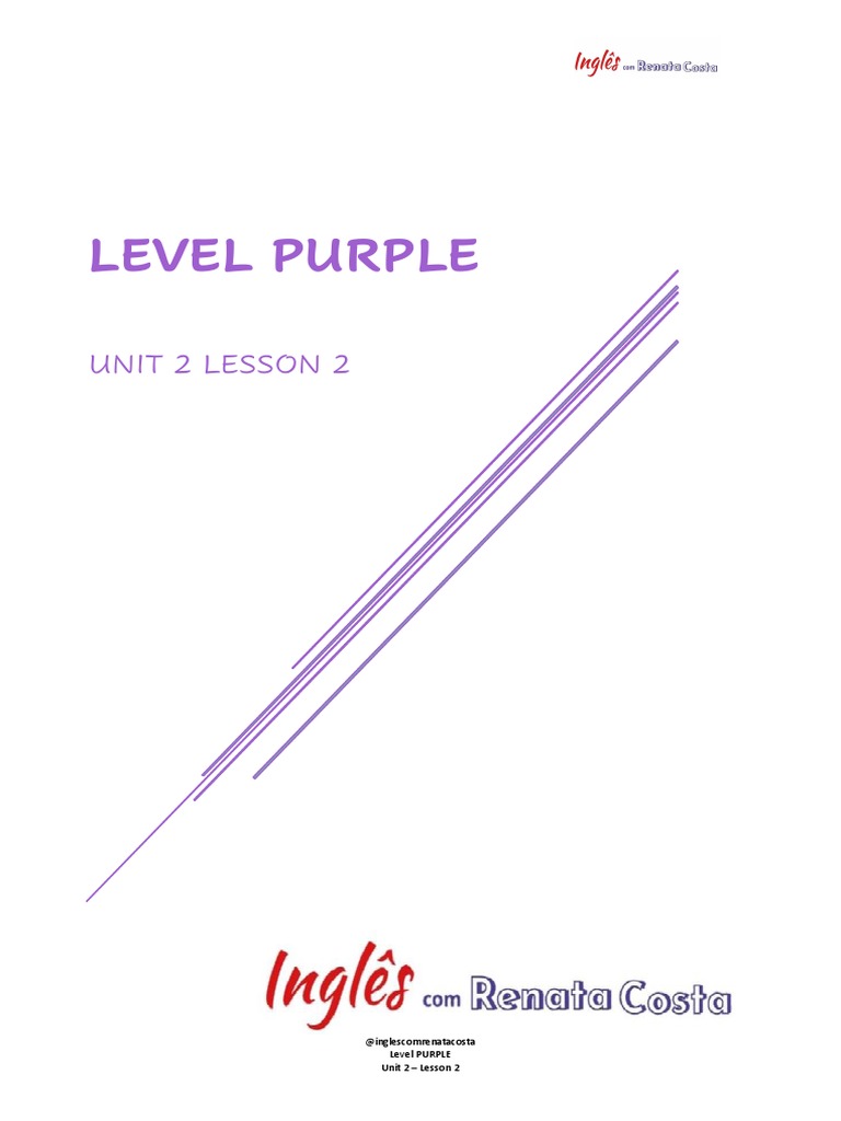 Unit 2 - Lesson 2 2 | PDF | Traffic | Traffic Light