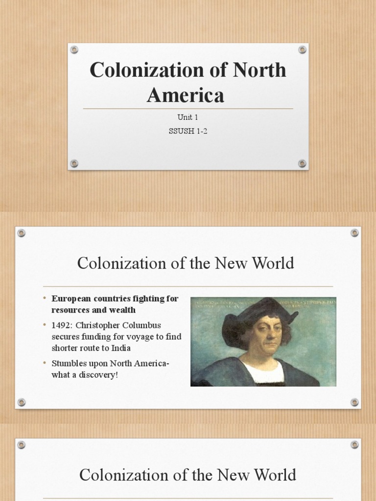 1 Colonization of America | Download Free PDF | European Colonization ...