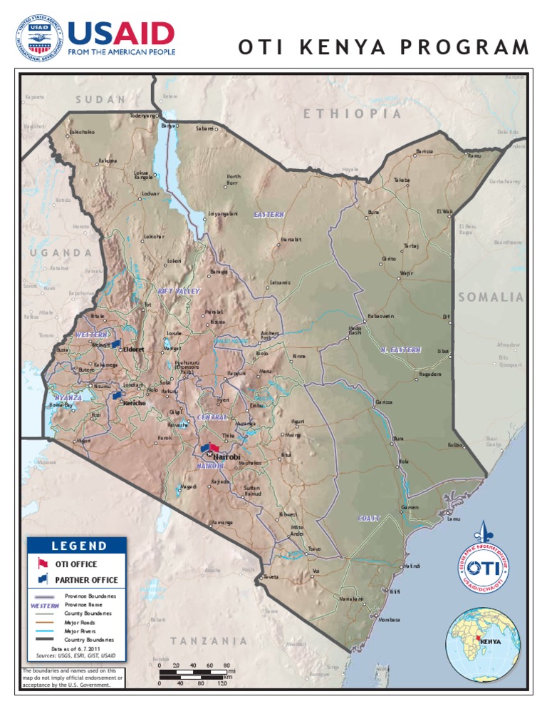 Kenyan Map | PDF | Language Arts & Discipline | Religion & Spirituality