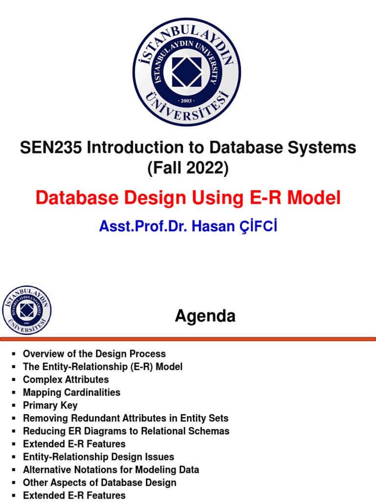 DB Design Using ER Model | PDF | Conceptual Model | Data Model