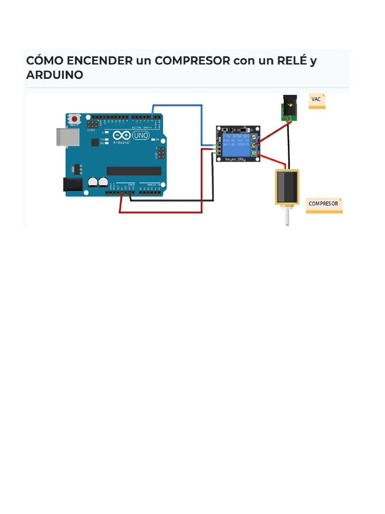 Manejo de Relevador Con Arduino | PDF