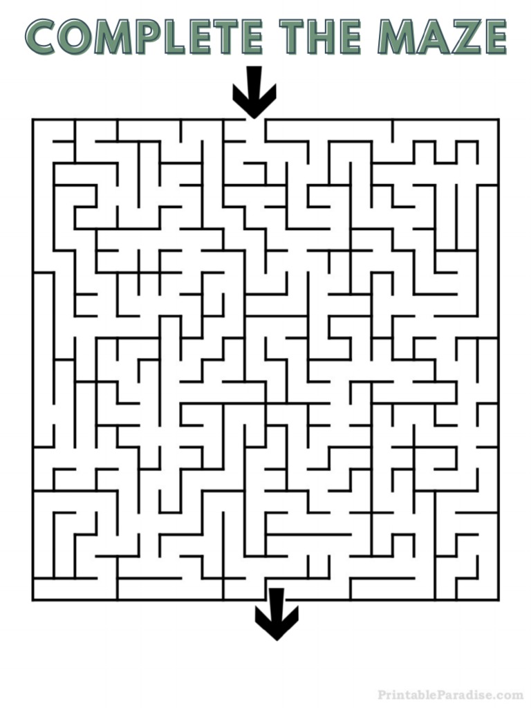 Maze | PDF