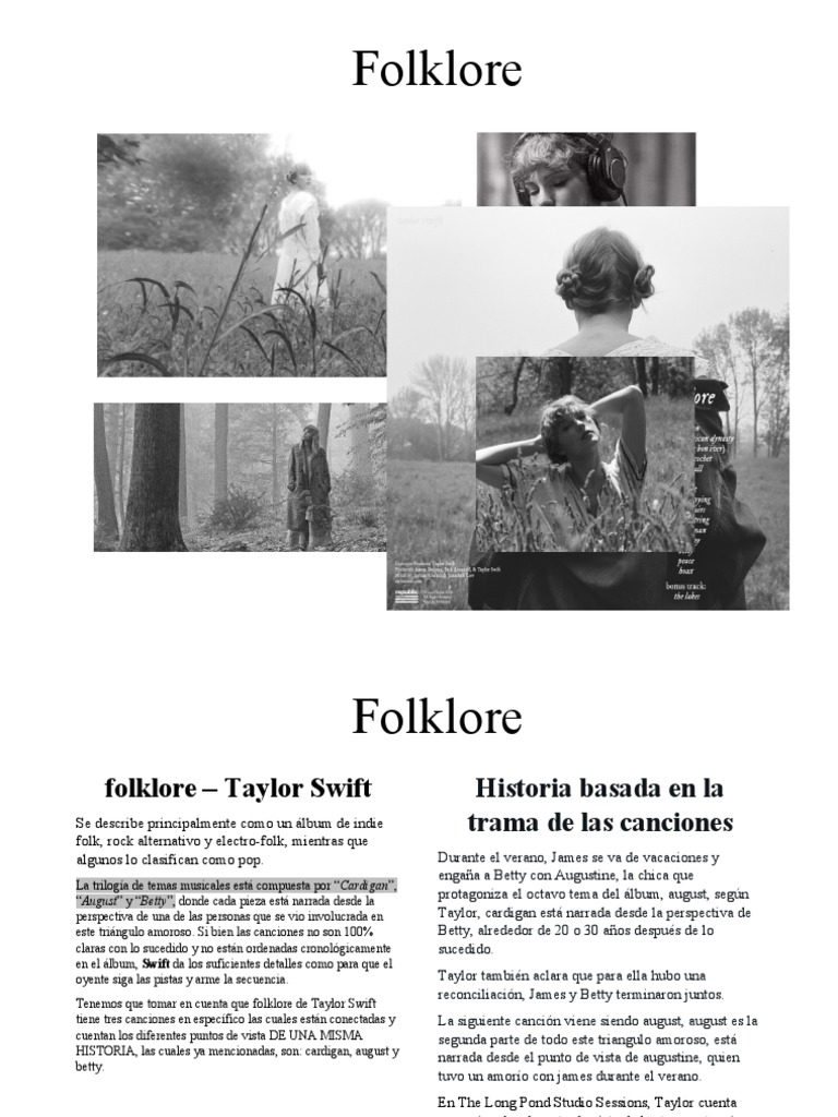 Folklore | PDF | Músicos americanos | Álbumes