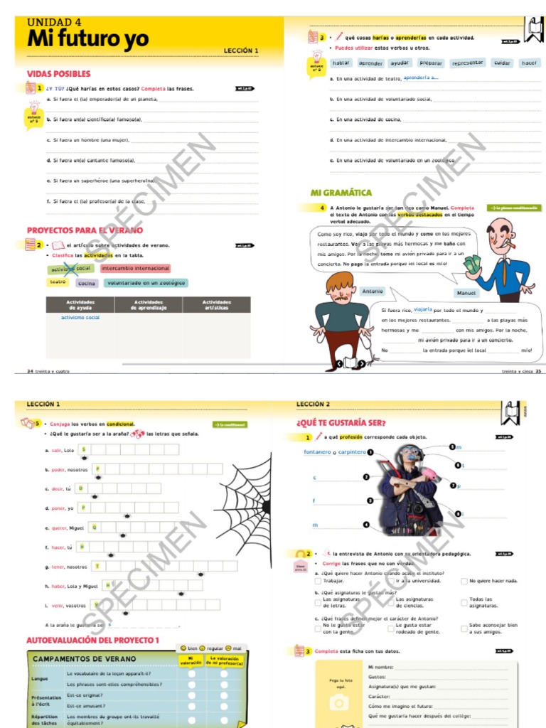 Reporteros. Cuaderno Alumno Lec 4, Ss | PDF