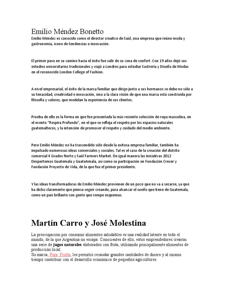 Emilio Méndez Bonetto | PDF