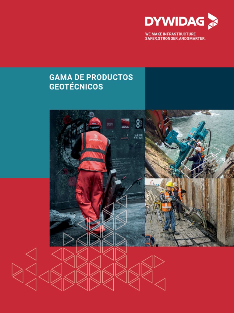 DYWIDAG Geotechnical Product Range SA | PDF | Perforación | Hormigón