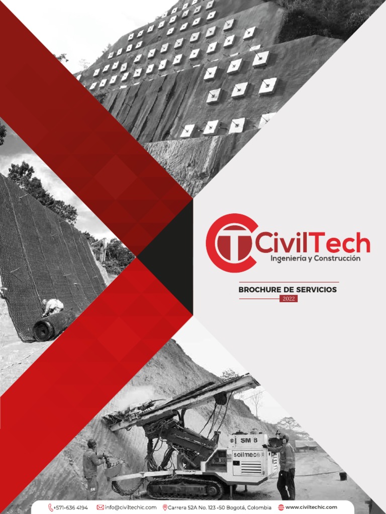 Brochure Servicios Civiltech | PDF | Fundación profunda | Fundación ...