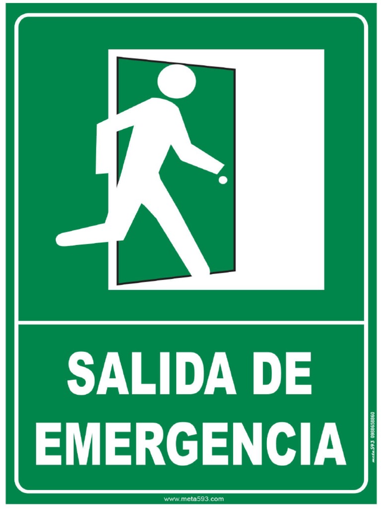 Señaletica Salida de Emergencia | PDF