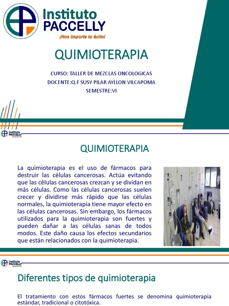 6 Quimioterapia | PDF | Quimioterapia | Cáncer