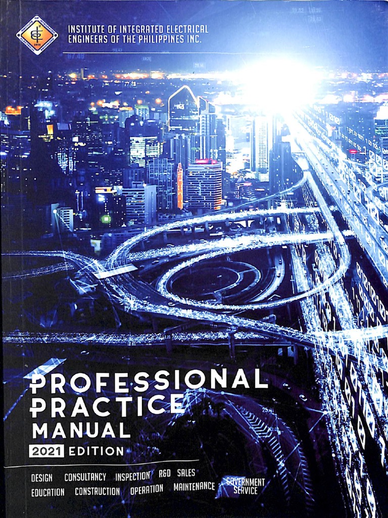 Professional Practice Manual by IIEEP 2021 TOC | PDF