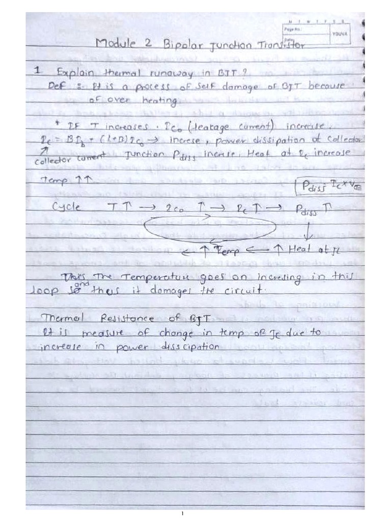 BJT Practice Questions and | PDF