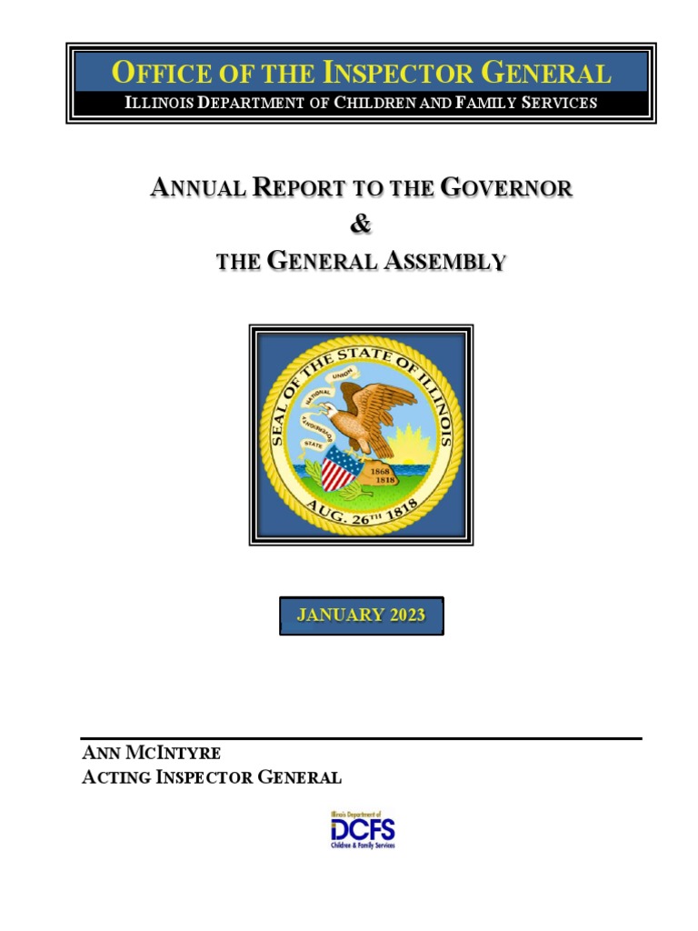 Oig Annual Report 2023 | PDF | Child Protective Services | Child Protection