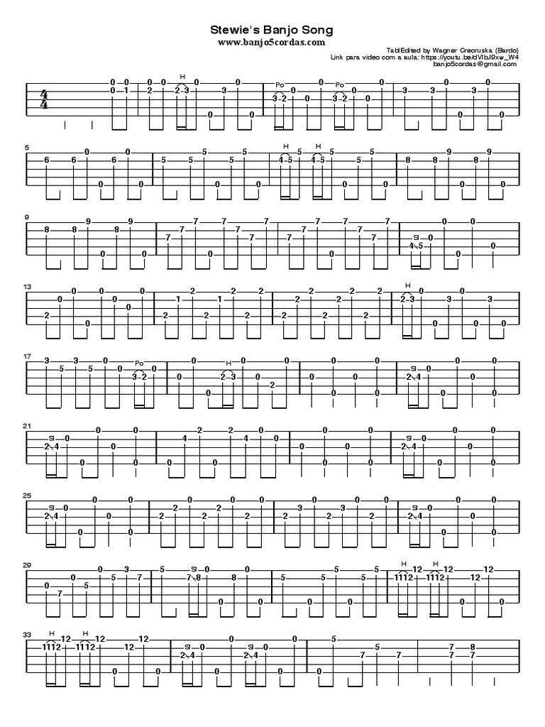 Banjo Tabs | PDF
