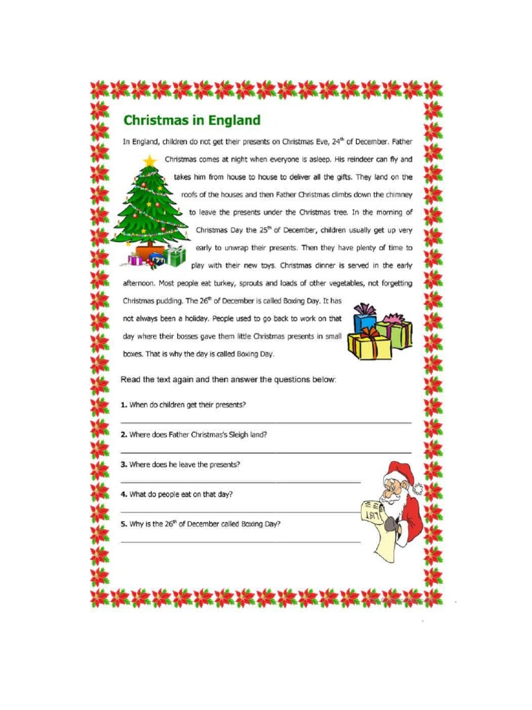 Christmas Worksheets | PDF
