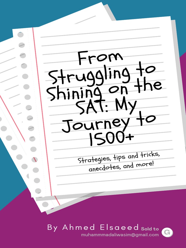 Roadmap To 1500+ On The SAT | PDF | Sat | Test (Assessment)