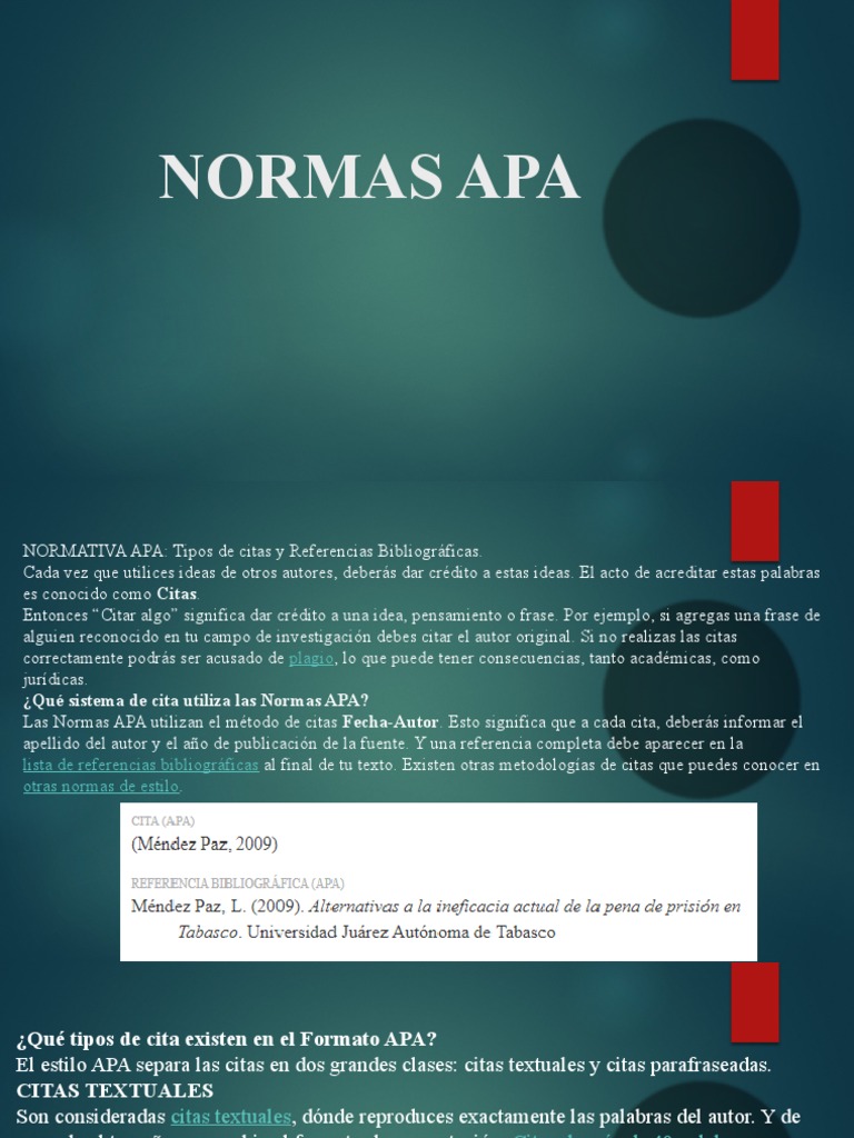 Normas Apa | PDF