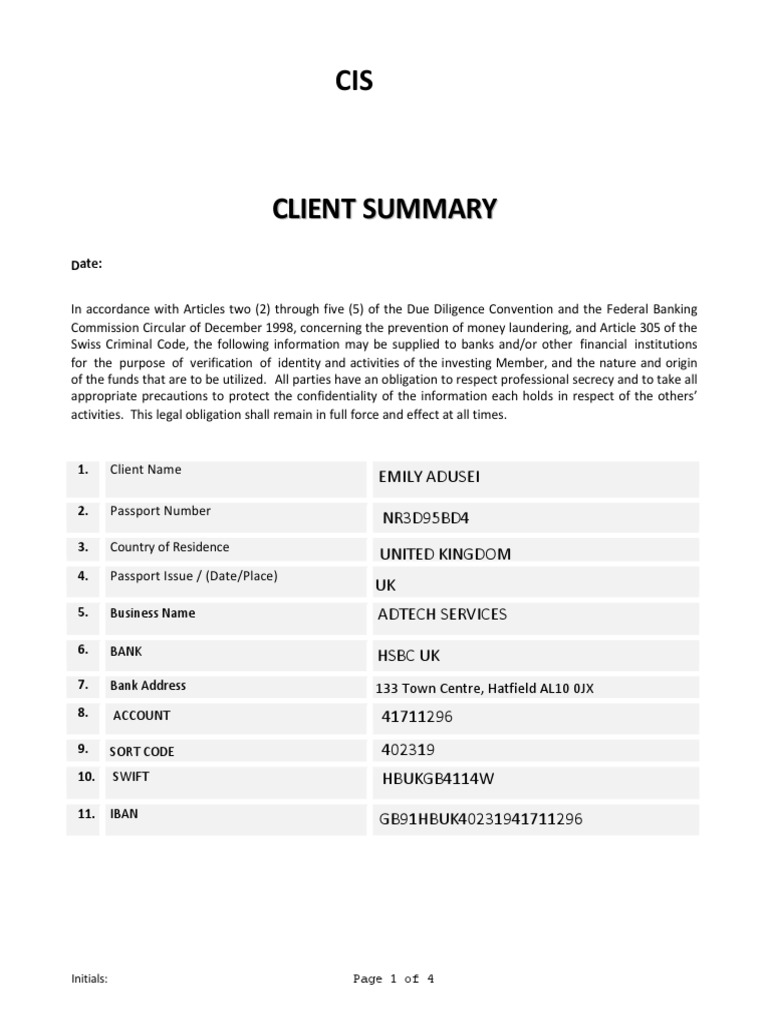 Cis Model 2022 Adtech Services | PDF | Money Laundering | Business